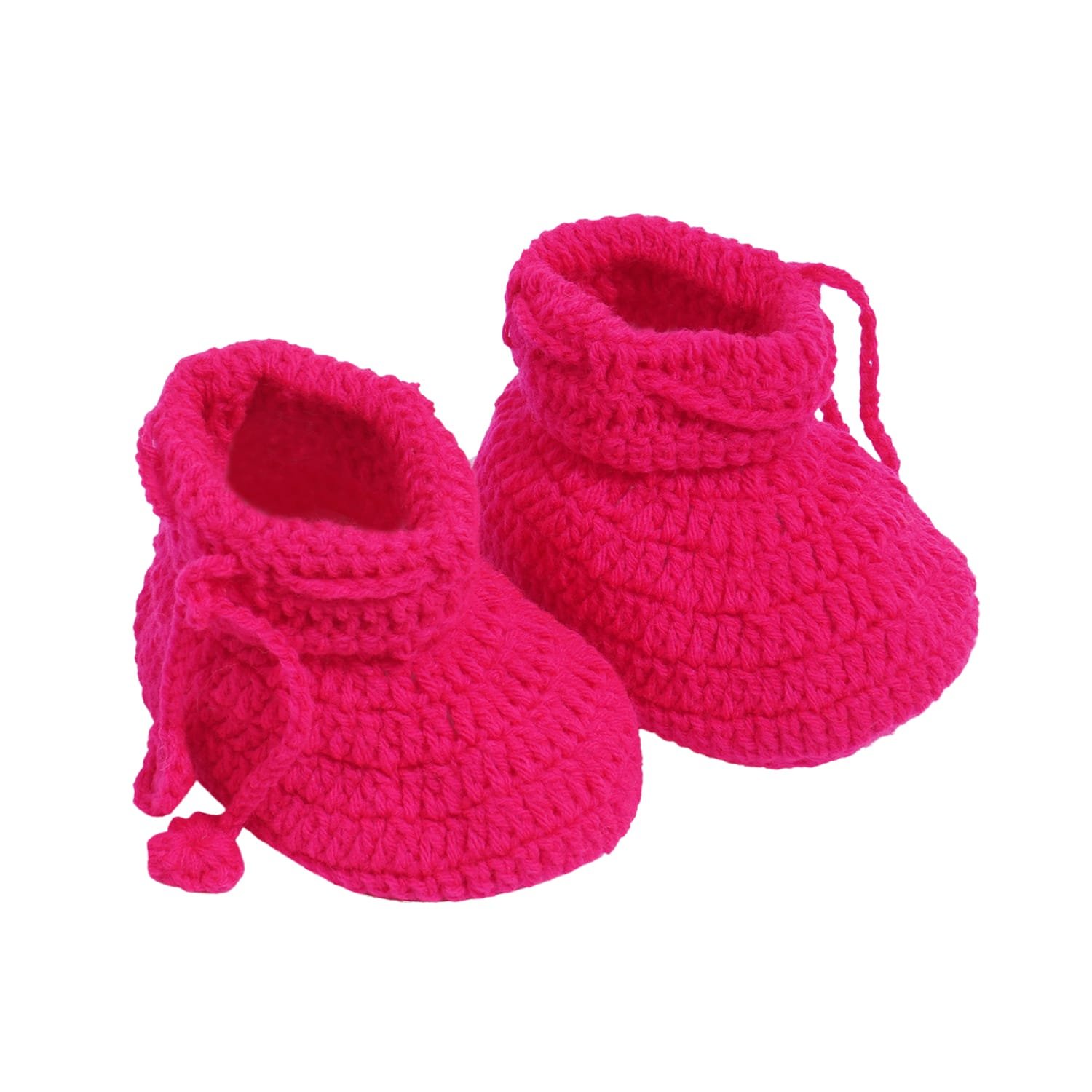 Orange Pink and Purple Baby Shoes - Set of 3 - Little Croche Creation